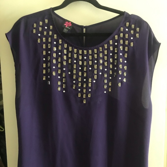 bebe | Tops | Bebe Bejeweled Top With Back Cutouts New | Poshmark